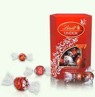Lindt Lindor csokoládé 200g - Szirom